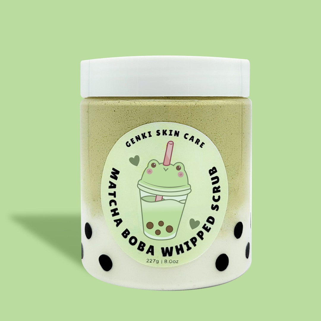 MATCHA BOBA Whipped Sugar Scrub Made With Real Sugar, Hydrating Oils ...