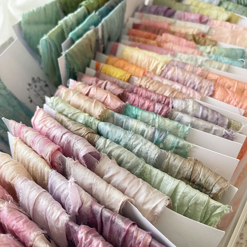 Raw Silk Ribbon - Etsy