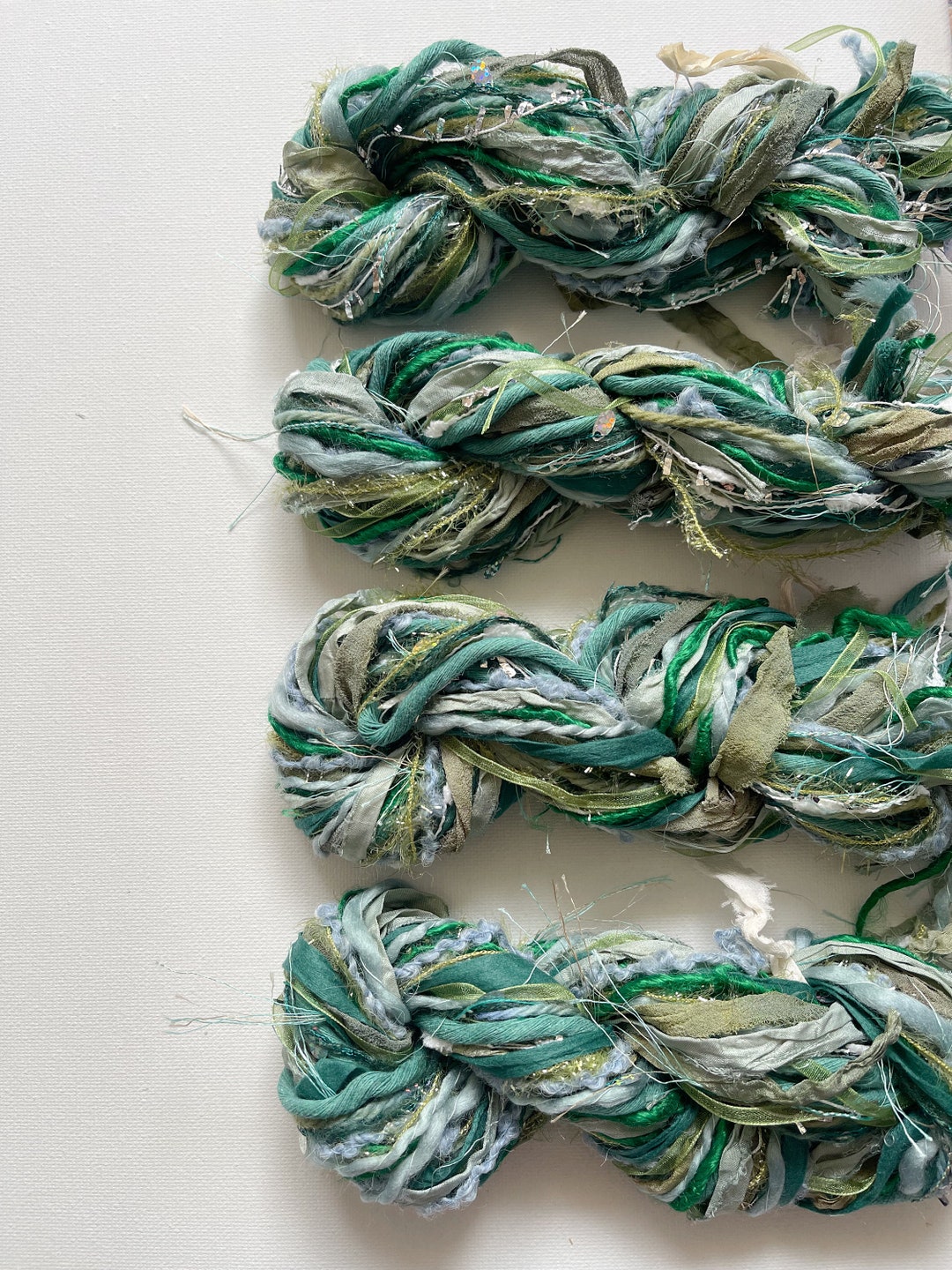 GROVE Mixed Fibre FRINGE Fibre Yarn Samples 28 Metre Embellishments ...