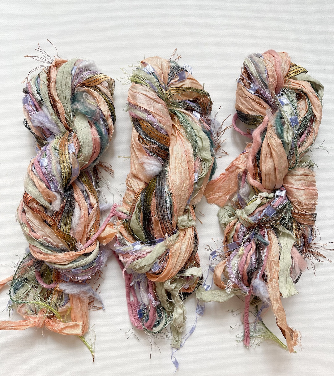 TAPESTRY | Mixed Fibre FRINGE | Fibre Yarn Samples | 28 Metre ...