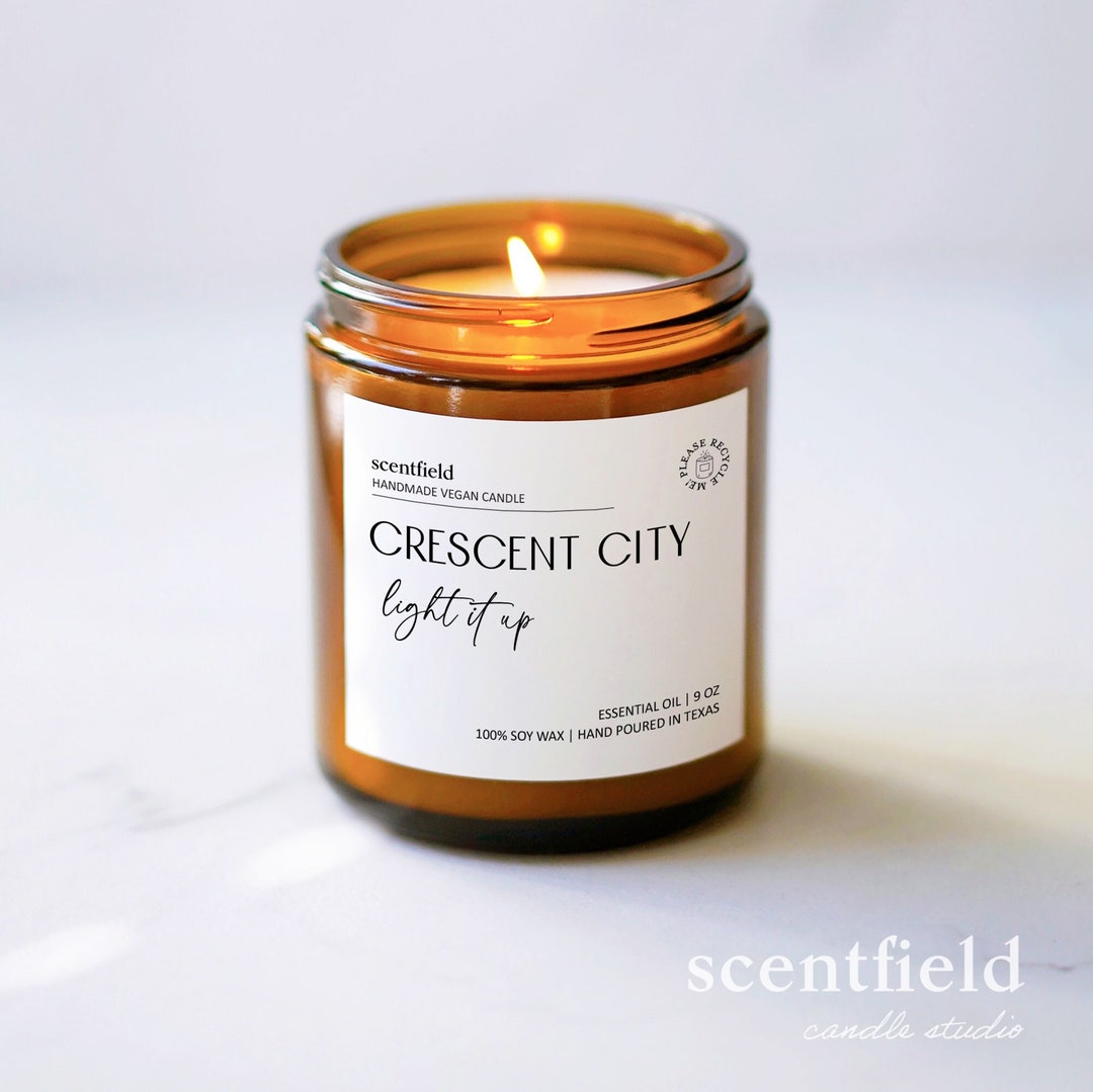Crescent City Candle, Book Lover Best Friend Gift, Sister Birthday Gift ...