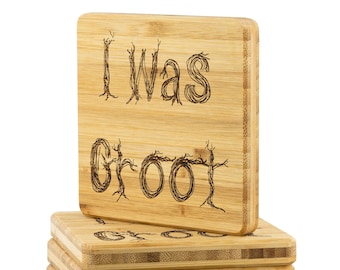 I Was Groot Coaster | Etsy