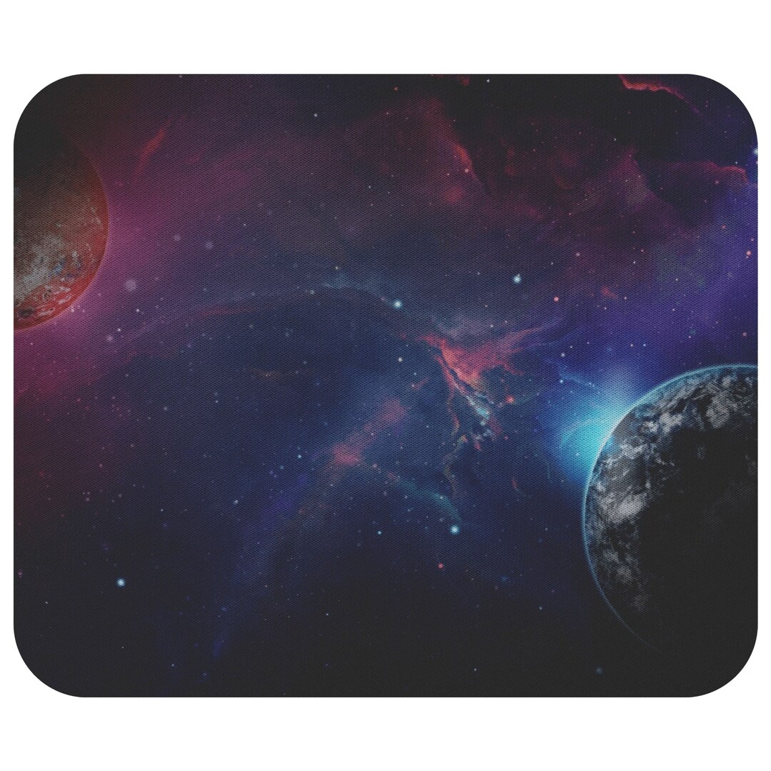 Deep Dark Outer Space Mouse Pad, Planet Mousepad, NASA Mouse Pad, Geeky ...