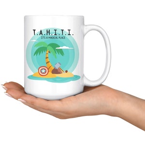 Project Tahiti Coffee Mug, Marvel Avengers Cup, Agents of Shield Show ...