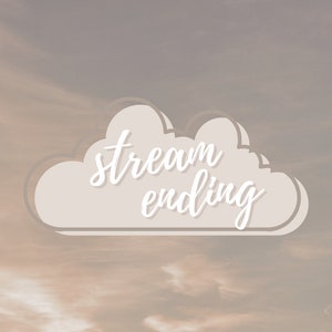 Cozy Cloud Animated Twitch Scenes/overlays - Cute/cozy/aesthetic ...