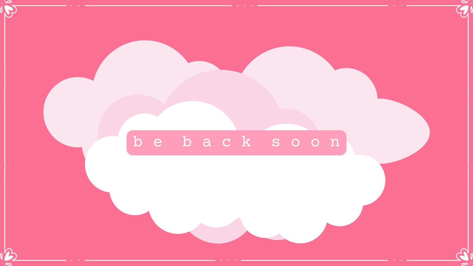 Pink Clouds Animated Twitch Scenes / Twitch Overlays Kawaii - Etsy
