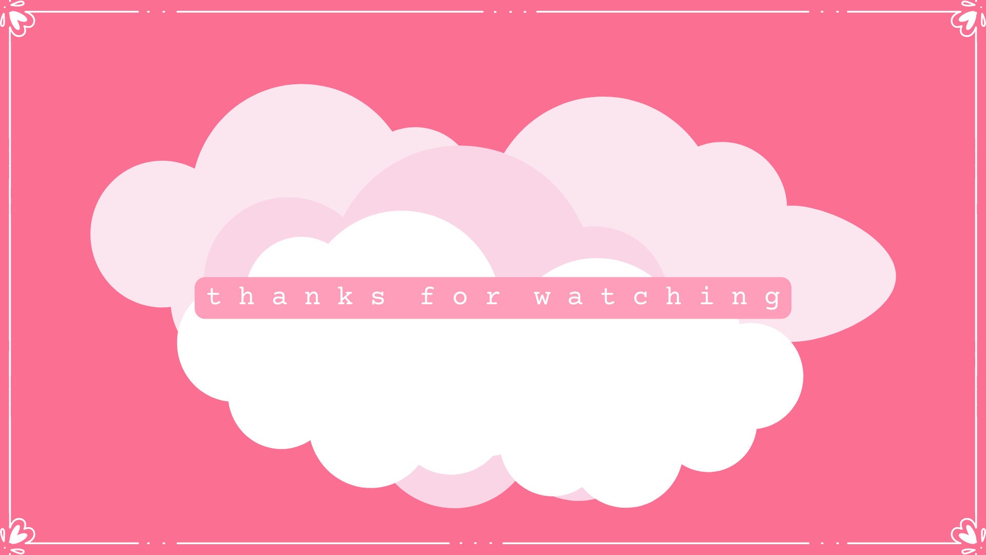 Pink Clouds Animated Twitch Scenes / Twitch Overlays Kawaii - Etsy