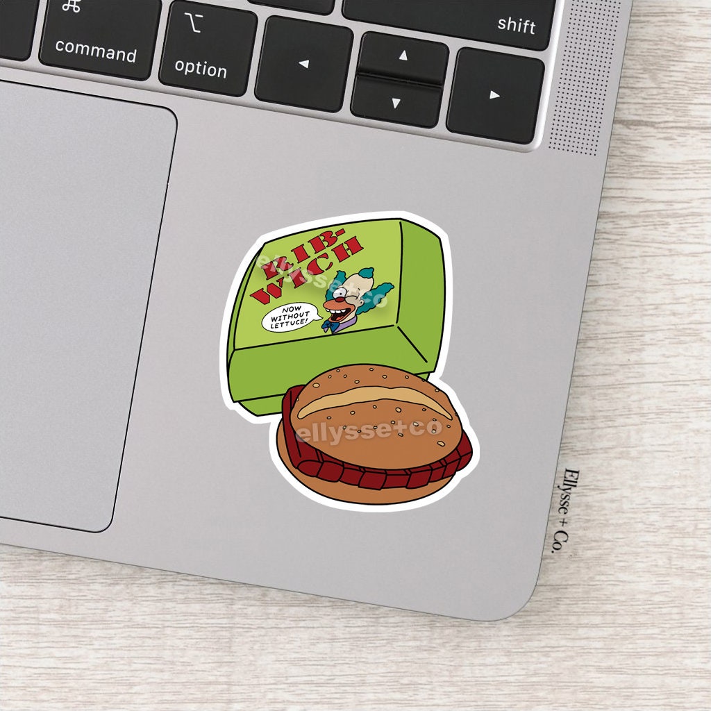 Ribwich Sandwich inspiriert von den Simpsons WASSERFEST | Etsy