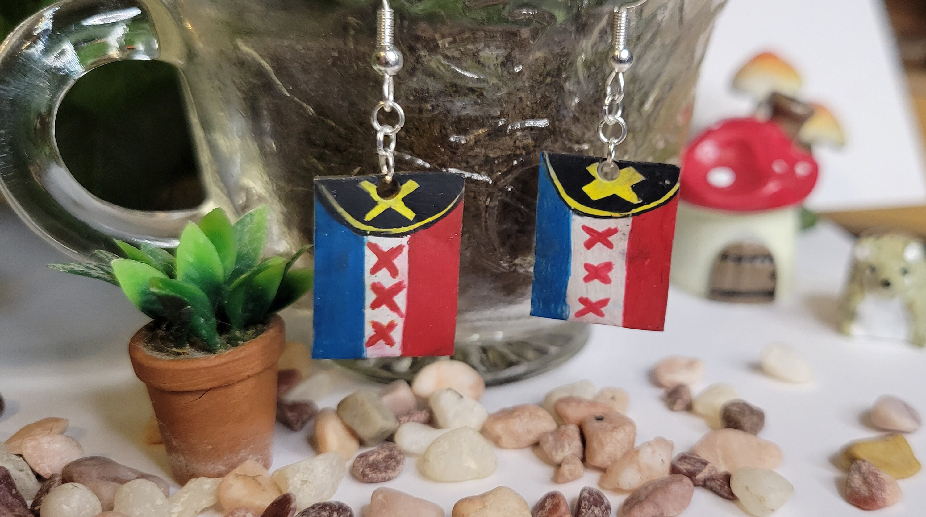 L'manburg Flag Earrings Dream SMP - Etsy