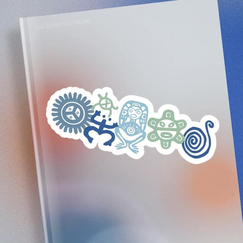 Taino Spirit Sticker Set | Calcomanía Espíritu Taíno | Bubble-free ...
