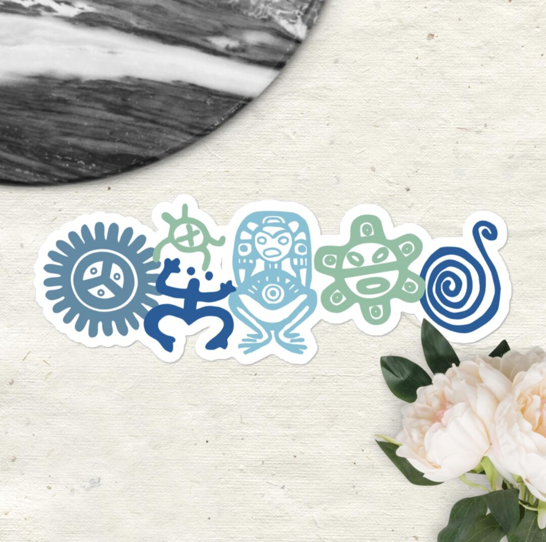 Taino Spirit Sticker Set Calcomanía Espíritu Taíno Bubble-free Stickers ...
