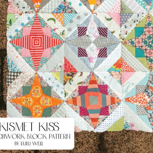 Kismet Kiss Quilt PDF Quilt Pattern Hand Piecing - Etsy