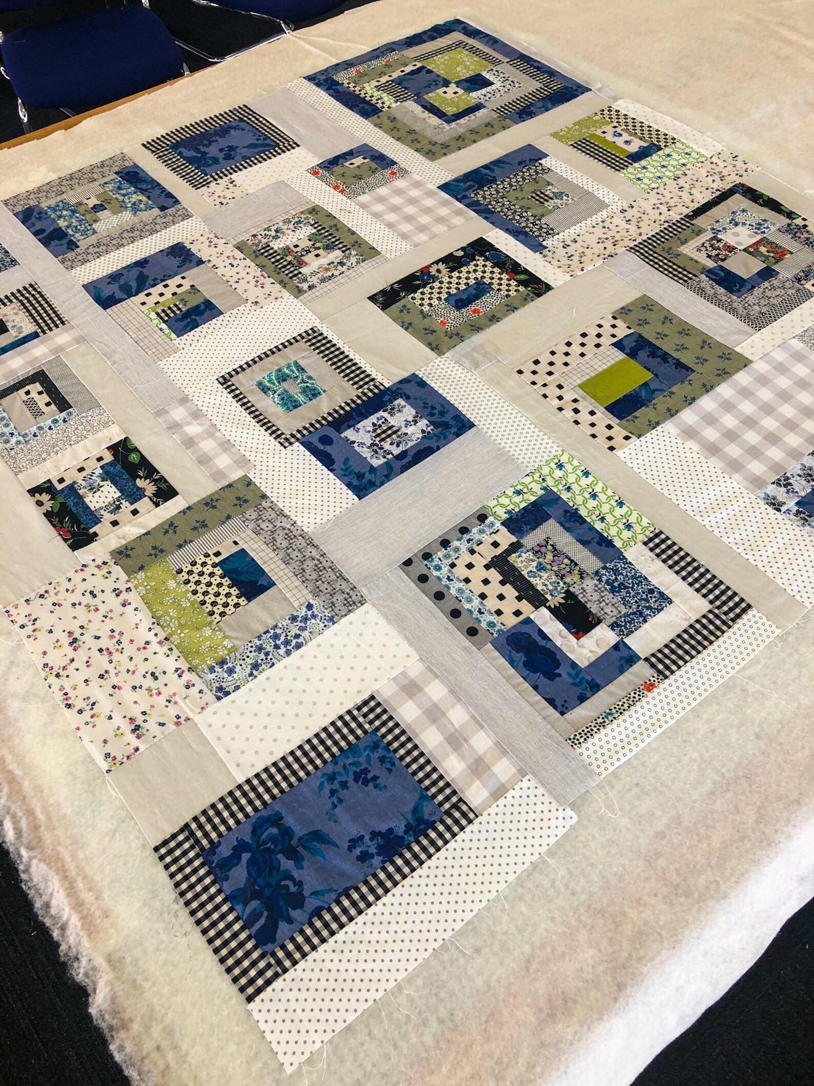 The Lockdown Blues PDF Pattern Patchwork Quilt - Etsy
