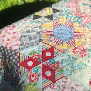 Smitten Quilt - PDF Patchwork Pattern - Hand Piecing - Etsy