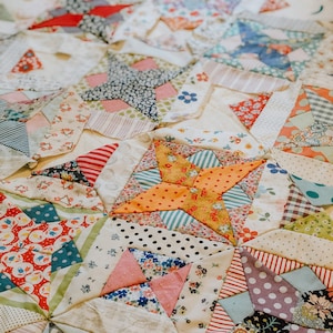 Kismet Kiss Quilt - PDF Patchwork Quilt Pattern - Hand Piecing - Etsy