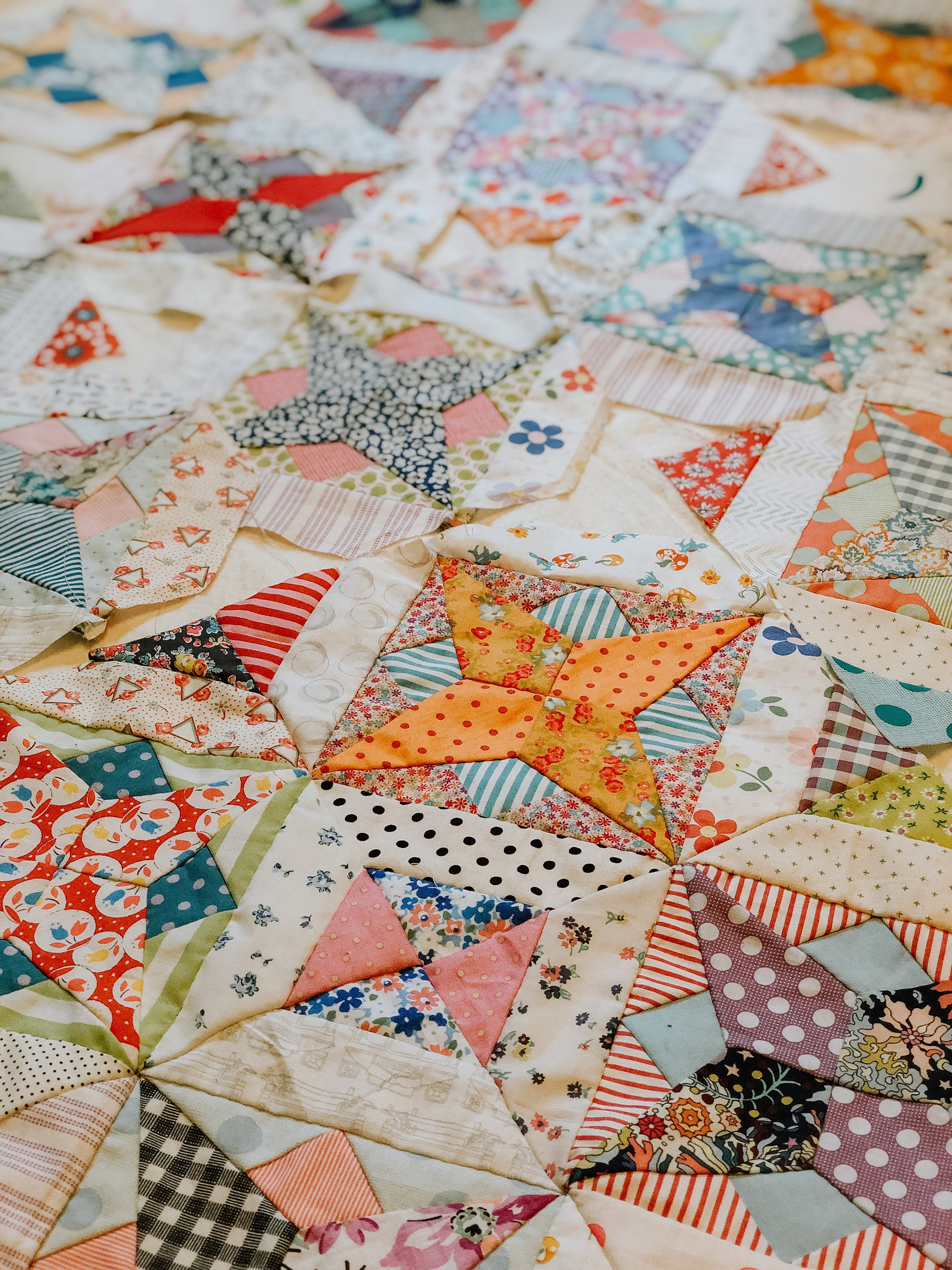 Kismet Kiss Quilt - PDF Patchwork Quilt Pattern - Hand Piecing - Etsy