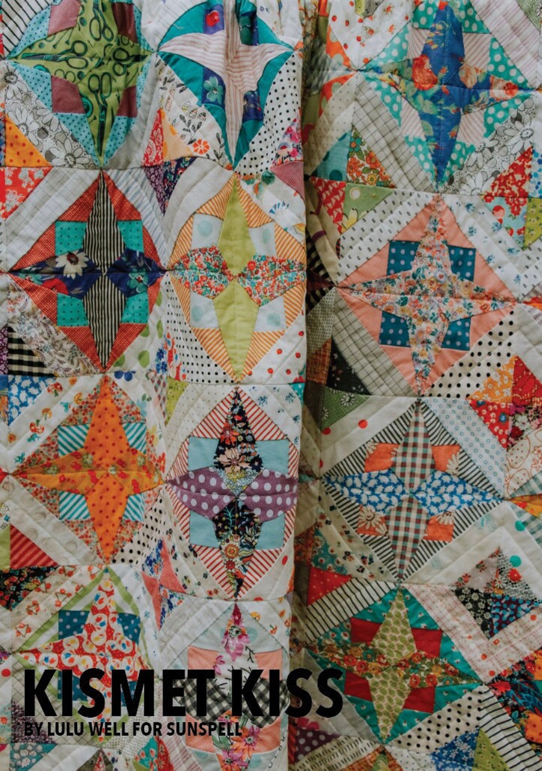 Kismet Kiss Quilt - PDF Patchwork Quilt Pattern - Hand Piecing - Etsy