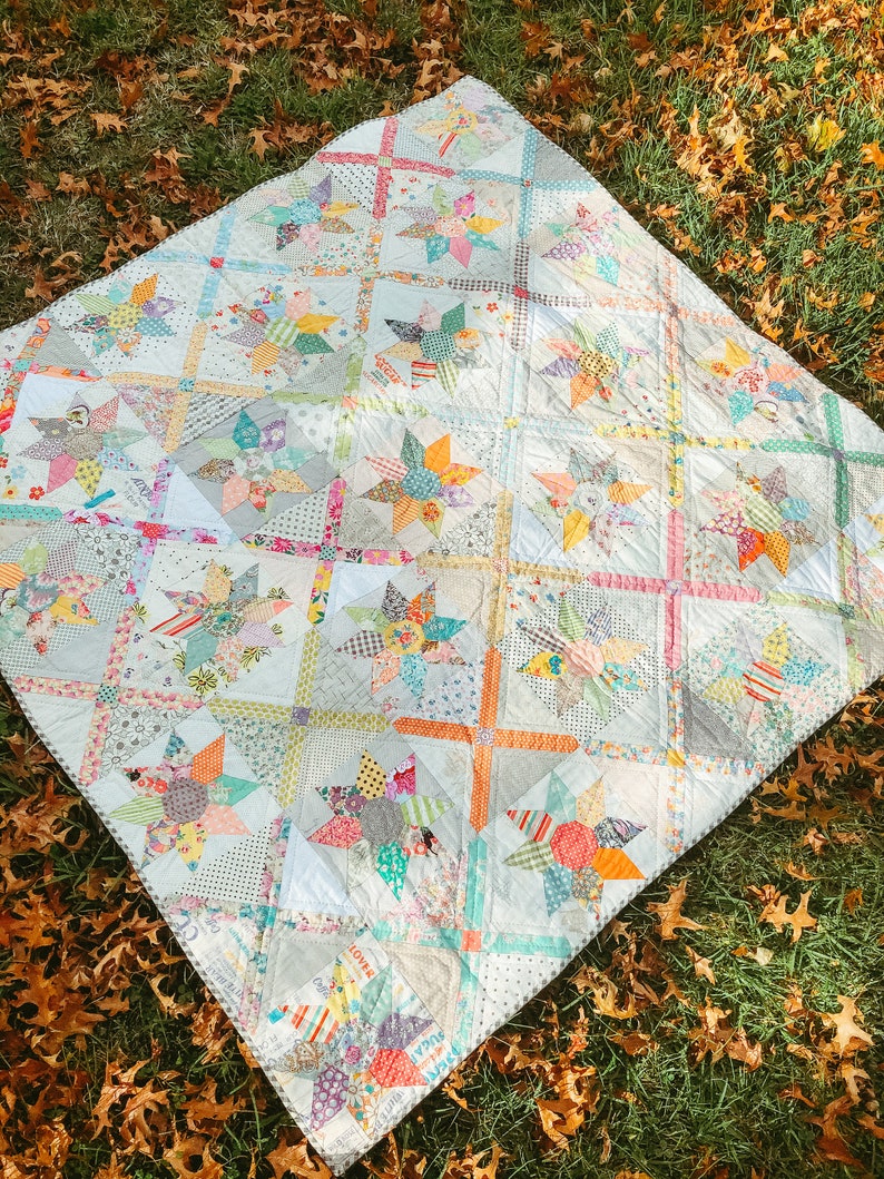 Florence Quilt PDF Quilt Pattern Hand Piecing | Etsy