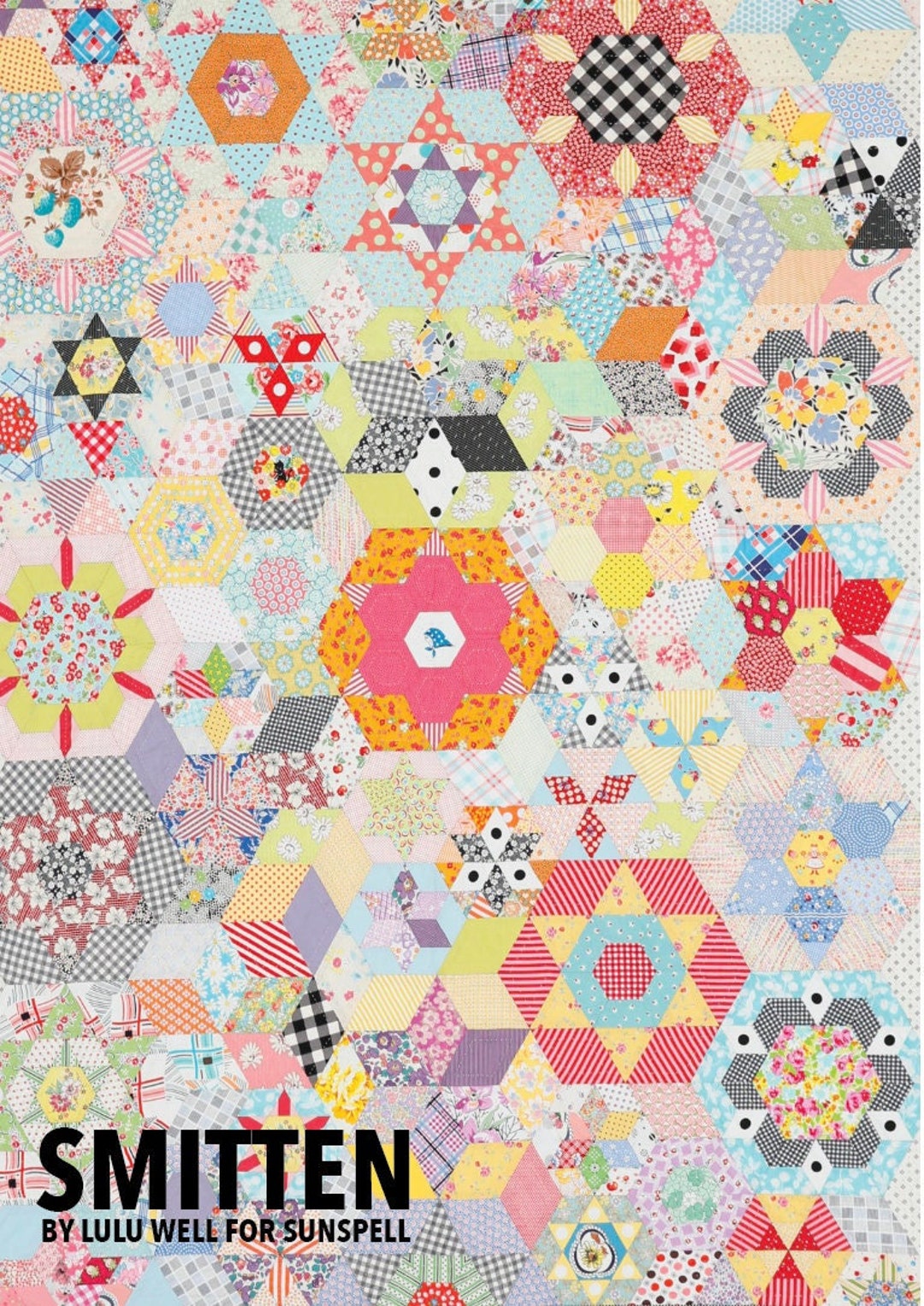 Smitten Quilt - PDF Patchwork Pattern - Hand Piecing - Etsy