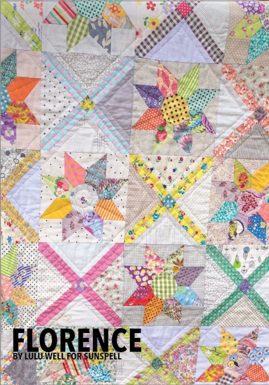 Florence Quilt PDF Patchwork Quilt Pattern Hand Piecing - Etsy