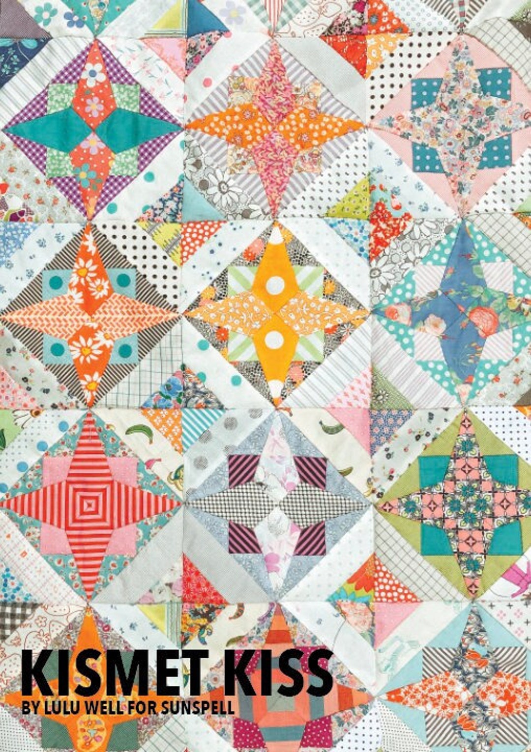 Kismet Kiss Quilt PDF Patchwork Quilt Pattern Hand Piecing - Etsy