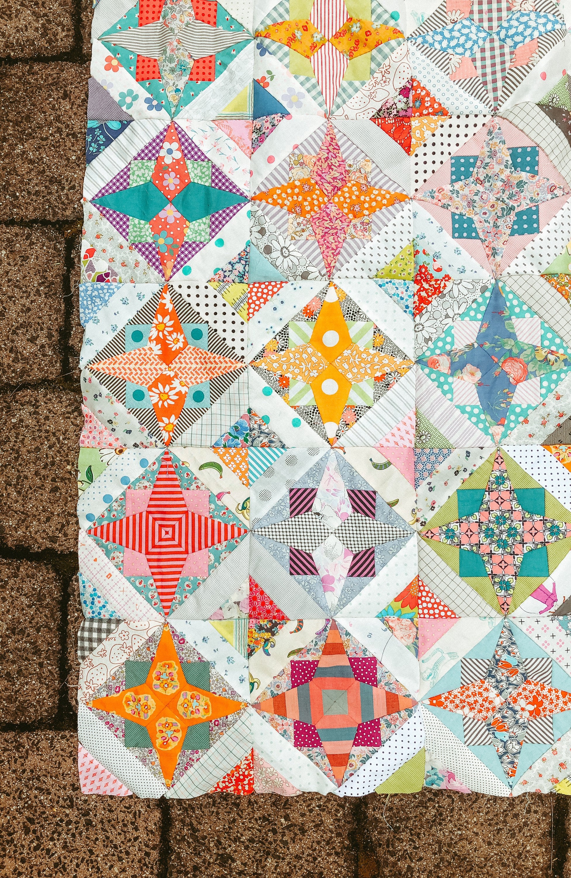 Kismet Kiss Quilt - PDF Patchwork Quilt Pattern - Hand Piecing - Etsy