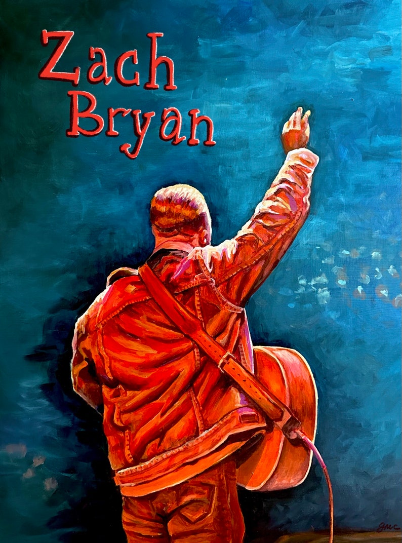Zach Bryan Art Print , Instant Download, Digital Download, Zach Bryan ...