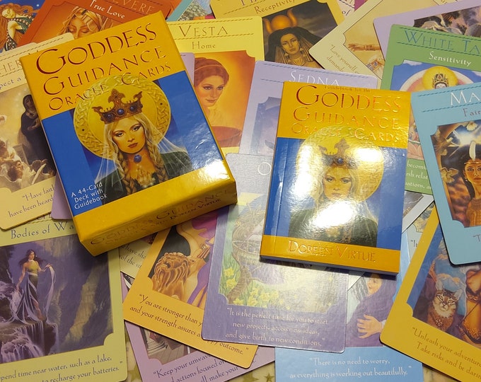 Goddess Guidance Oracle Cards - Rare - Out of Print - Doreen Virtue ...
