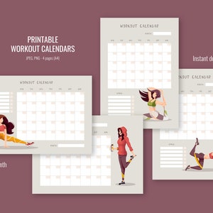 Fitness Sticker Bundle. Printable Sport, Healthy Stickers. Fitness ...