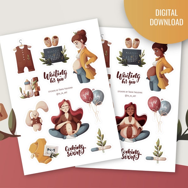 Pregnant Woman Planner - Etsy