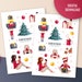 Christmas Sticker Bundle Bullet Journal, Digital Planner. Printable ...