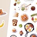 Breakfast Sticker Sheet for Bullet Journal Digital Planner. - Etsy
