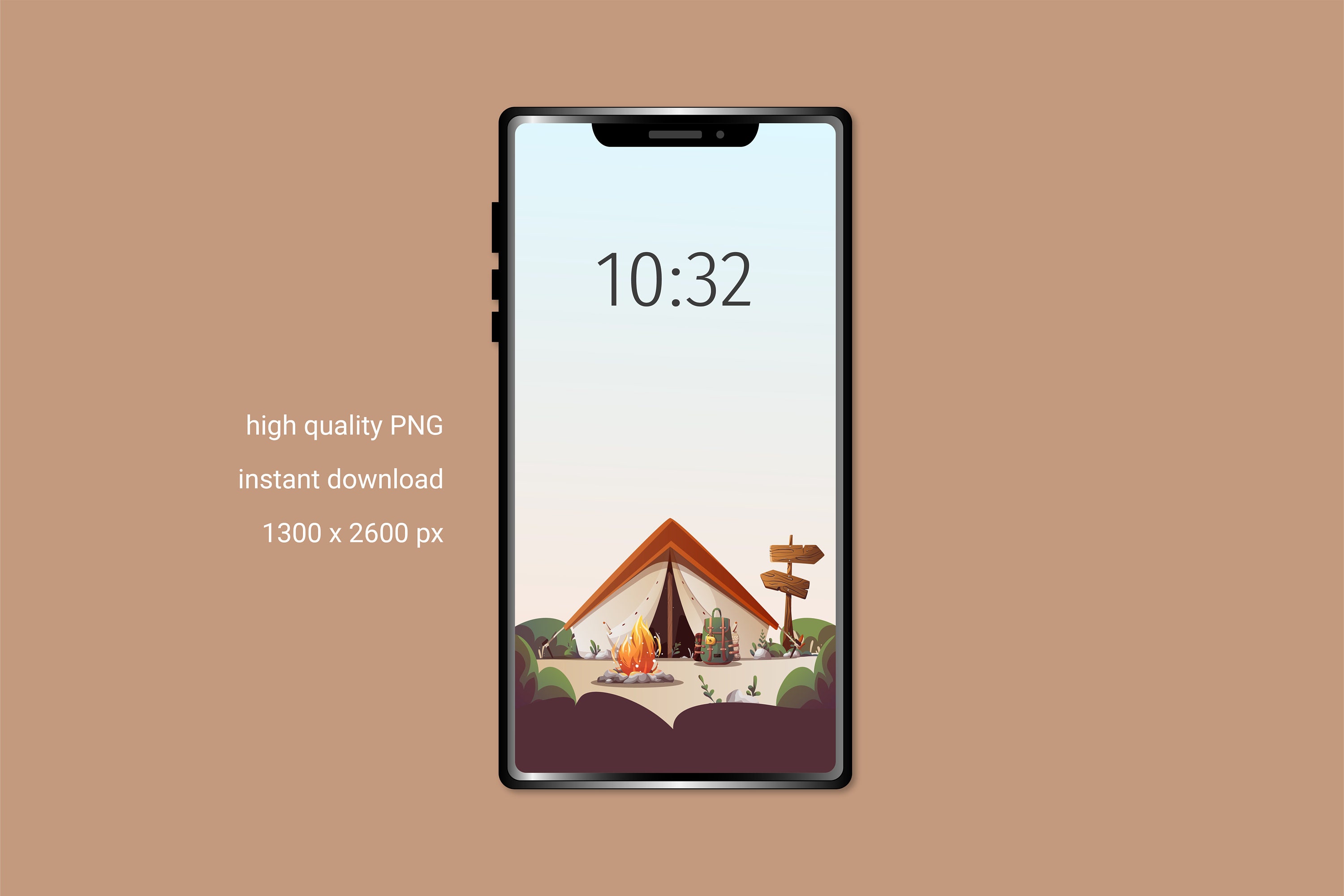 Camper Phone Wallpapers | Set of 5 Phone Backgrounds | Instant Download ...