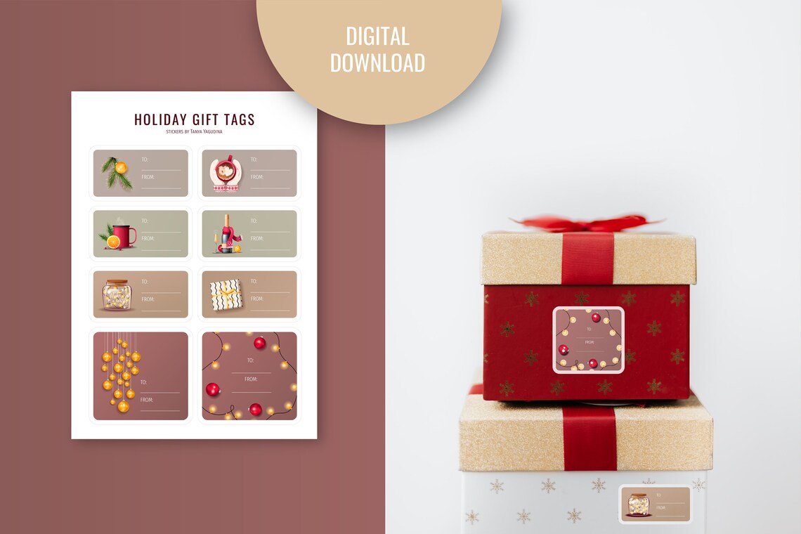 Christmas Sticker Bundle Bullet Journal Digital Planner. | Etsy