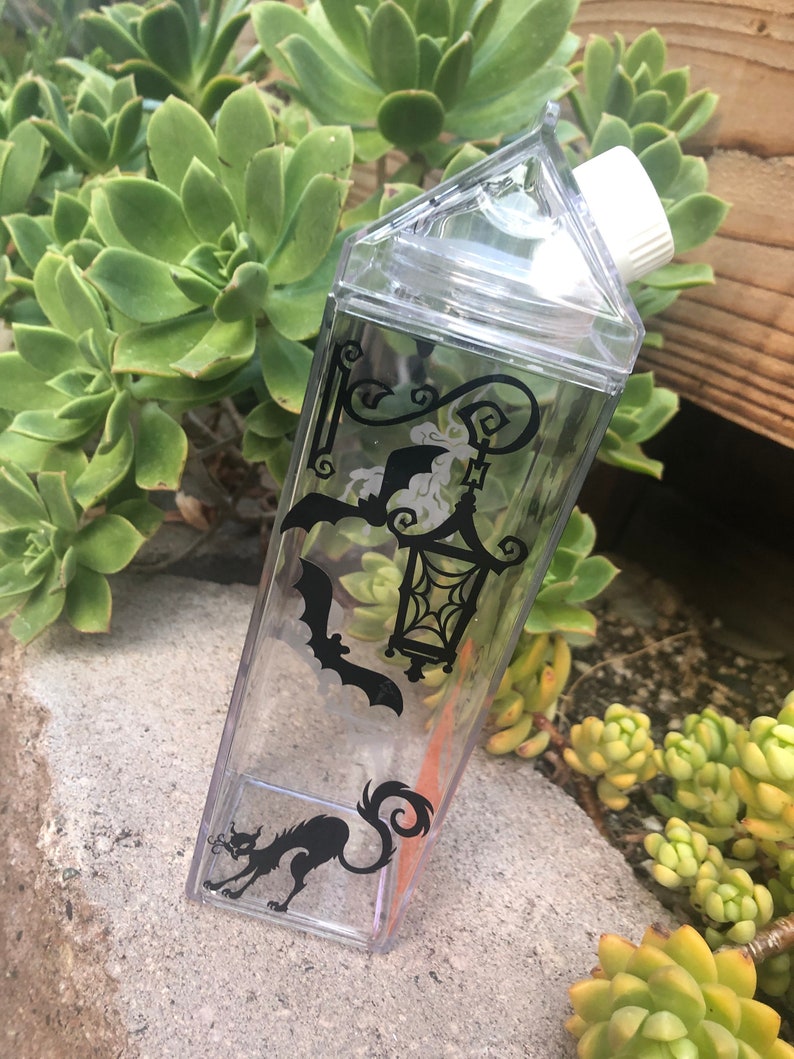 Spooky milk carton water bottle Can be personalized or fully | Etsy