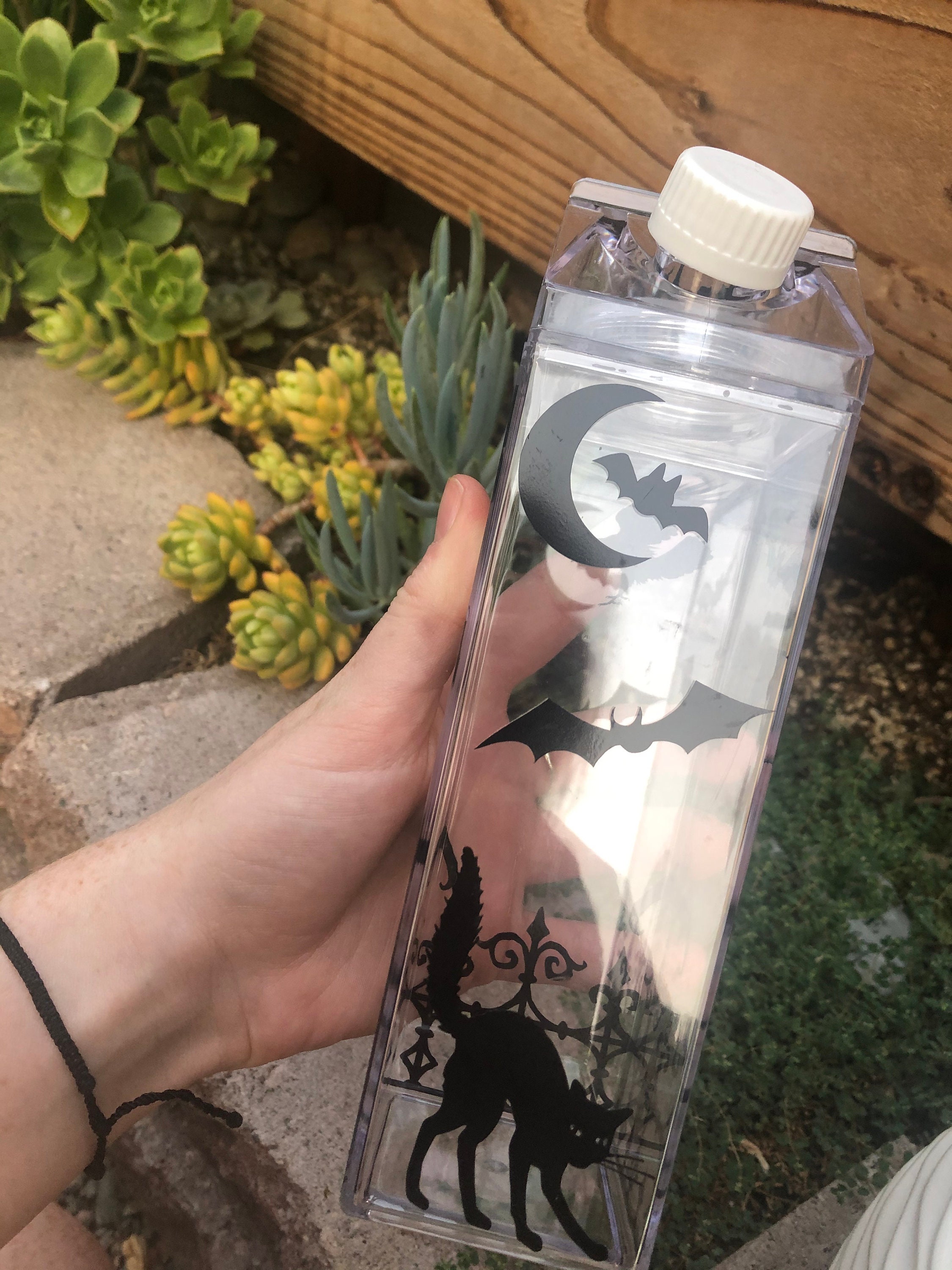 Spooky milk carton water bottle Can be personalized or fully | Etsy