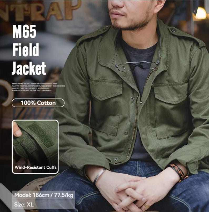 The Iconic M65 Field Coat | Men’s Vintage Olive Drab Jacket | Tactical ...