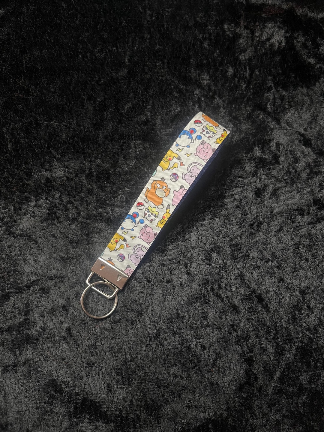 Pocket Monsters Glitter Faux Leather Keychain | Cute, Soft, Demure ...