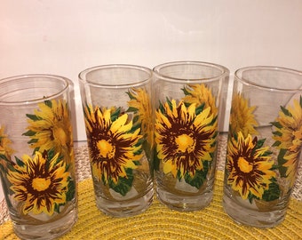 Glass Sunflower - Etsy