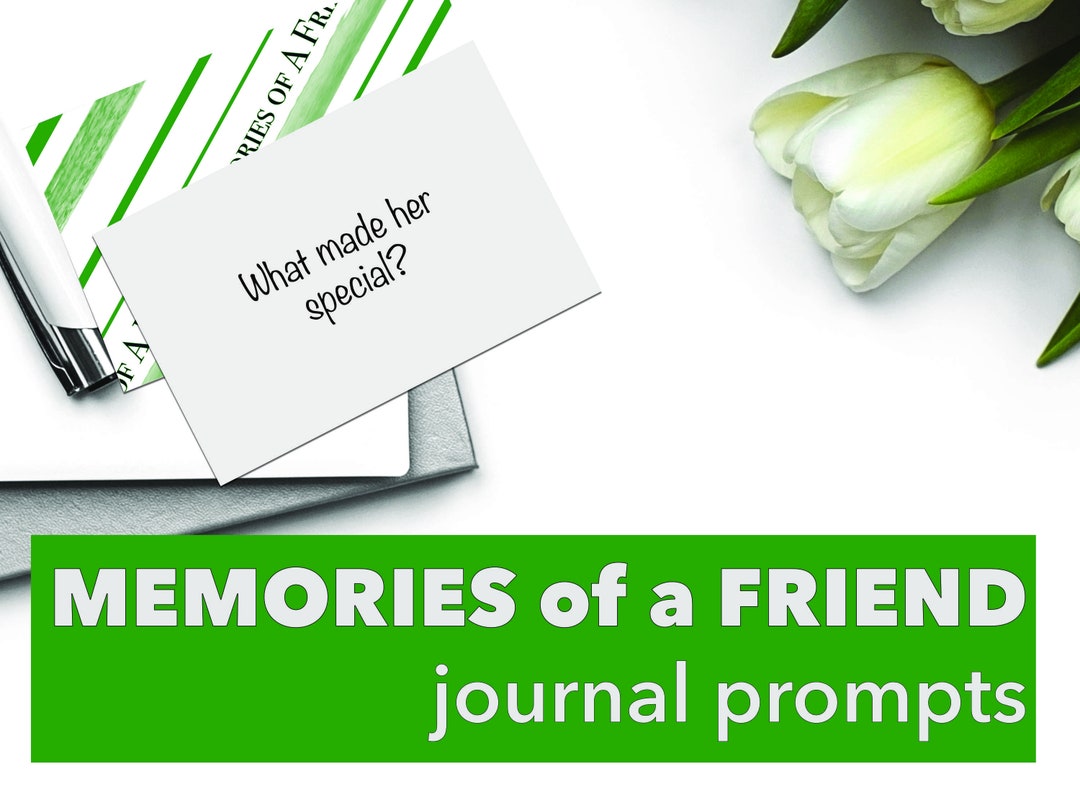 Grief Journal, Writing Prompts, Memories Book, Memories Scrapbook ...