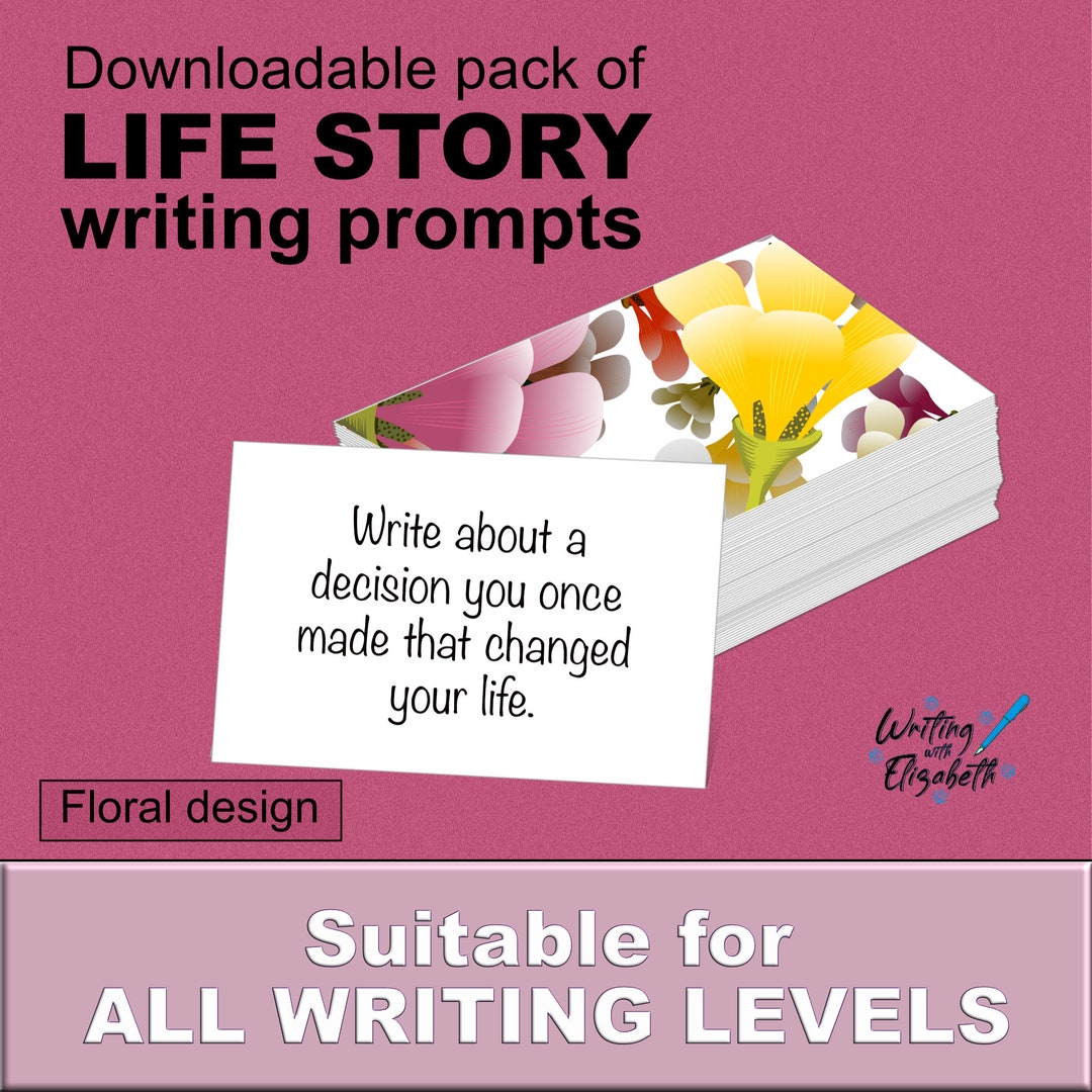 Writing Autobiography Writing Prompts. Instantly Downloadable ...