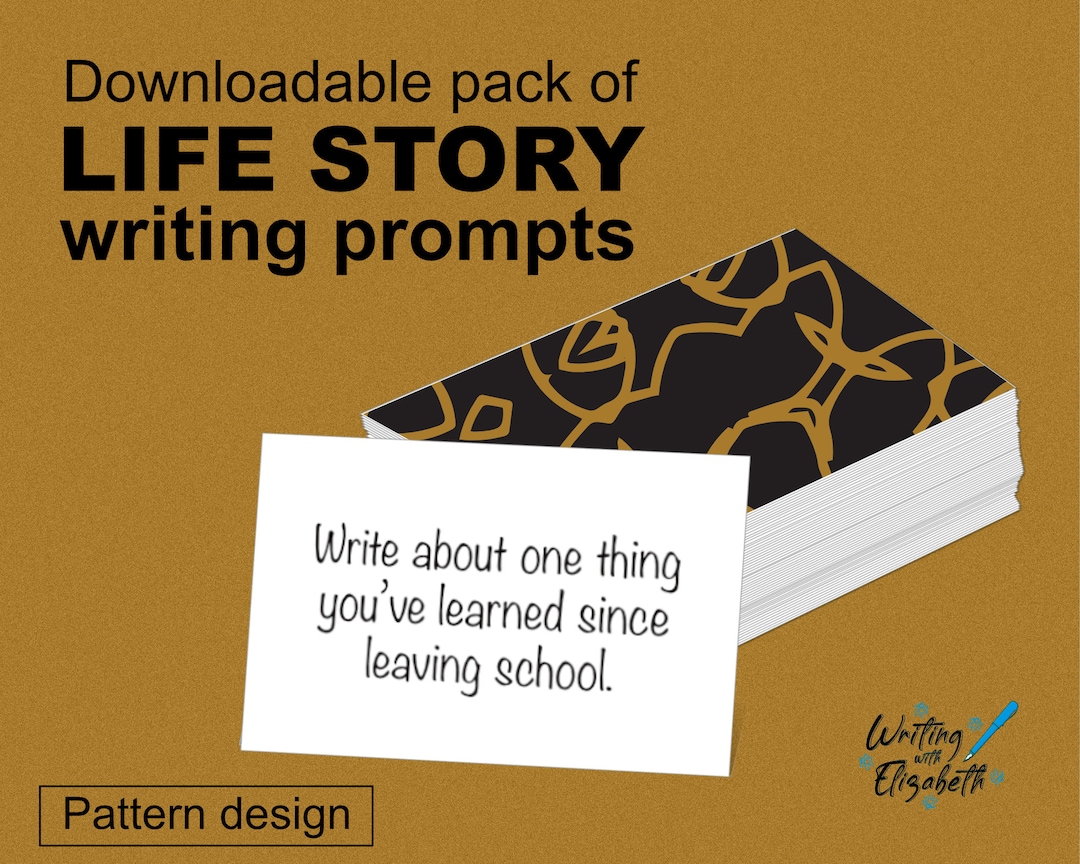 Writing Autobiography Writing Prompts. Instantly Downloadable ...