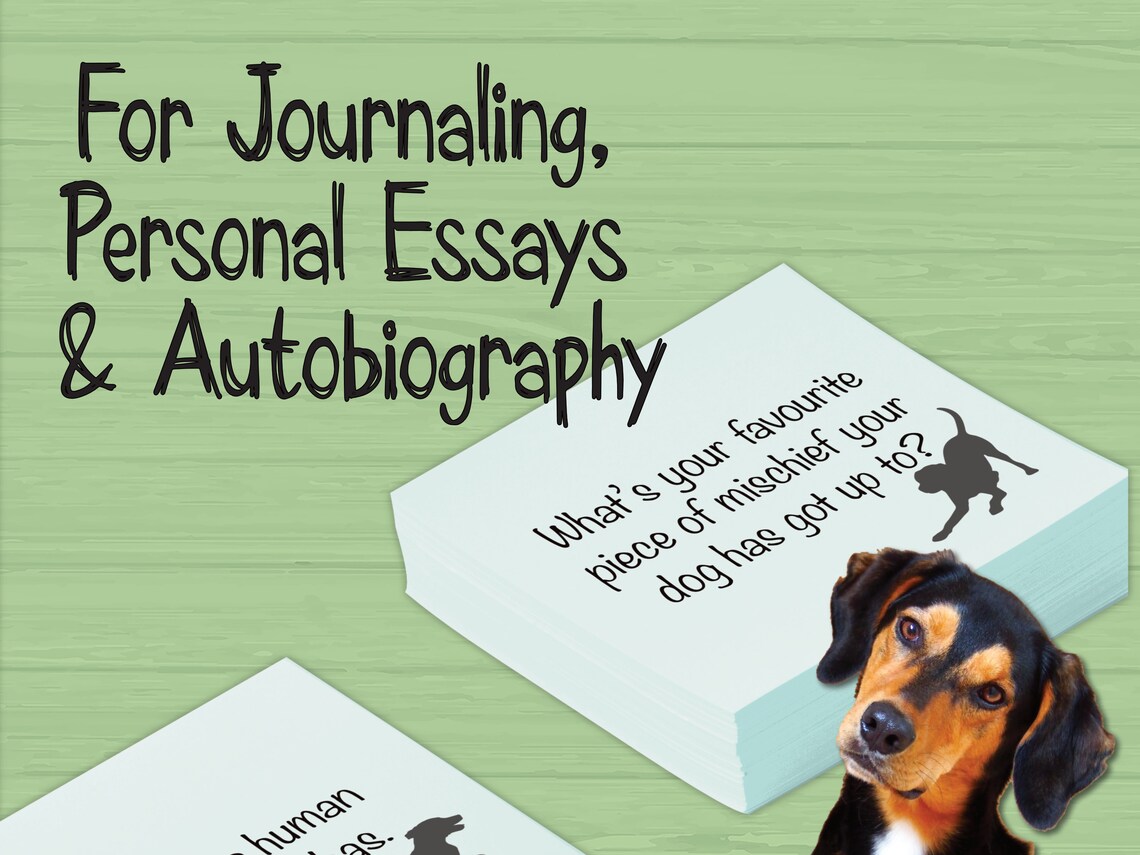 Dog Journal Writing Prompts Dog Lover Dog Memory Book | Etsy