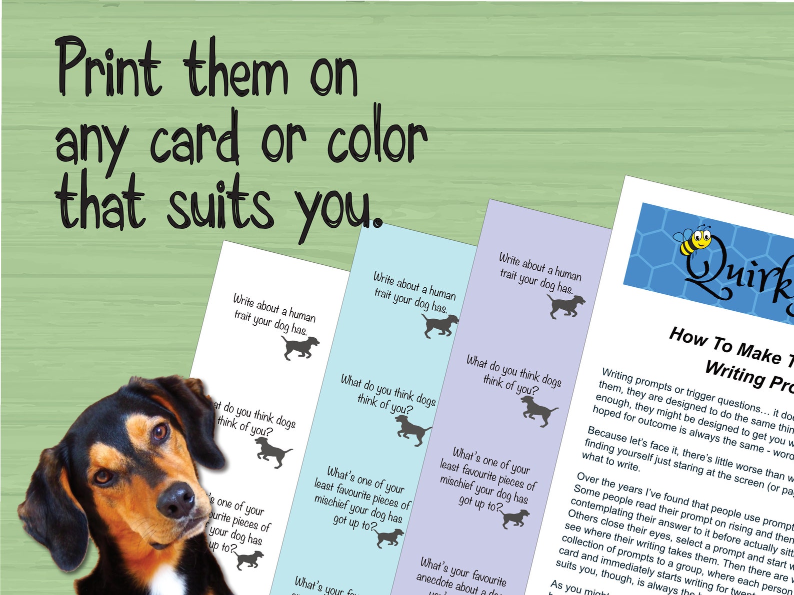 Dog Journal Writing Prompts Dog Lover Dog Memory Book | Etsy