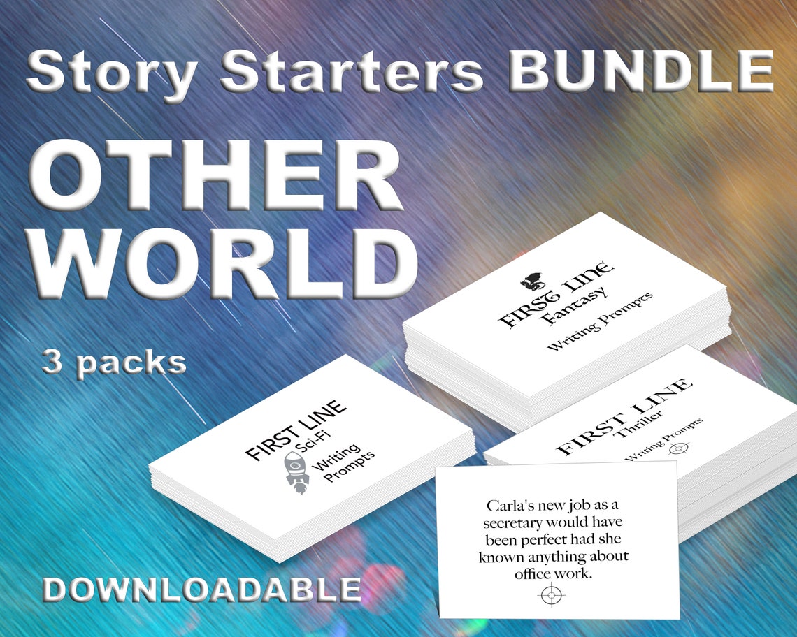 Story Starters Writing Prompts Fiction Writers Fiction - Etsy