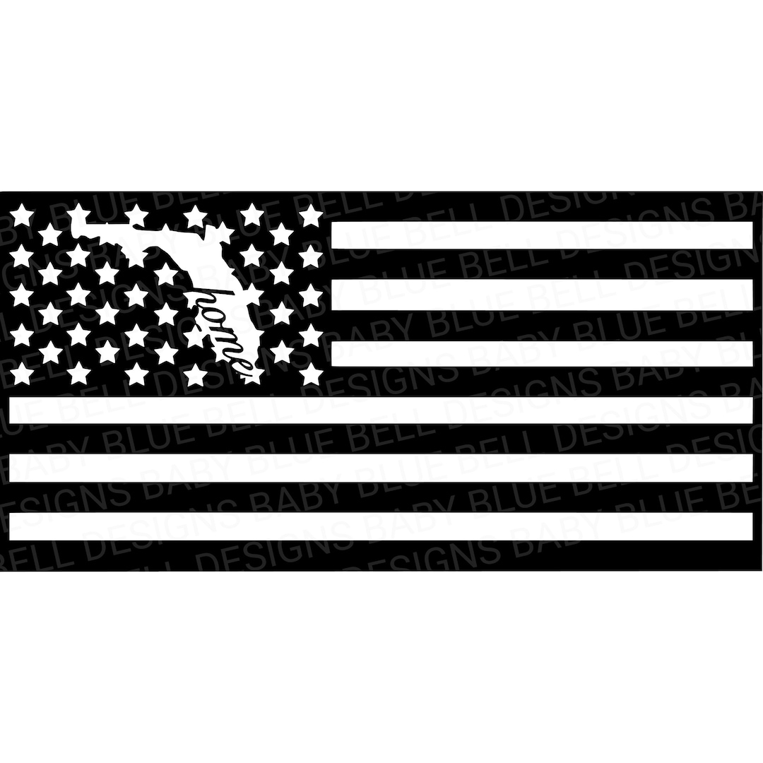 Florida SVG, American Flag Cut File, Florida Home PNG, Digital Download ...