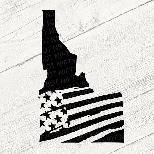 Idaho State SVG DXF PNG Cricut Cut File Silhouette Cut - Etsy