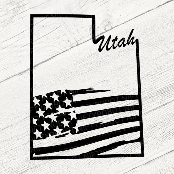 Utah Outline Svg - Etsy