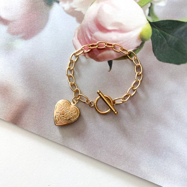 Locket Bracelet - Etsy