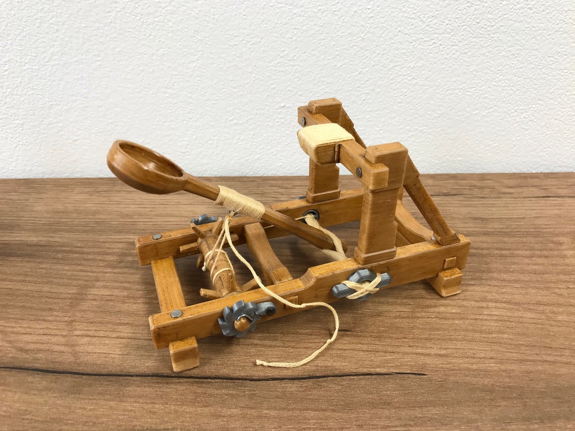 Functional Mangonel Model: DIY Kit or Finished Medieval War Machine 3D ...